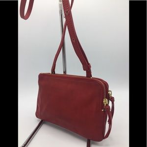 Steven Alan Bags | Steven Alan Red Leather Crossbody Bag | Poshmark